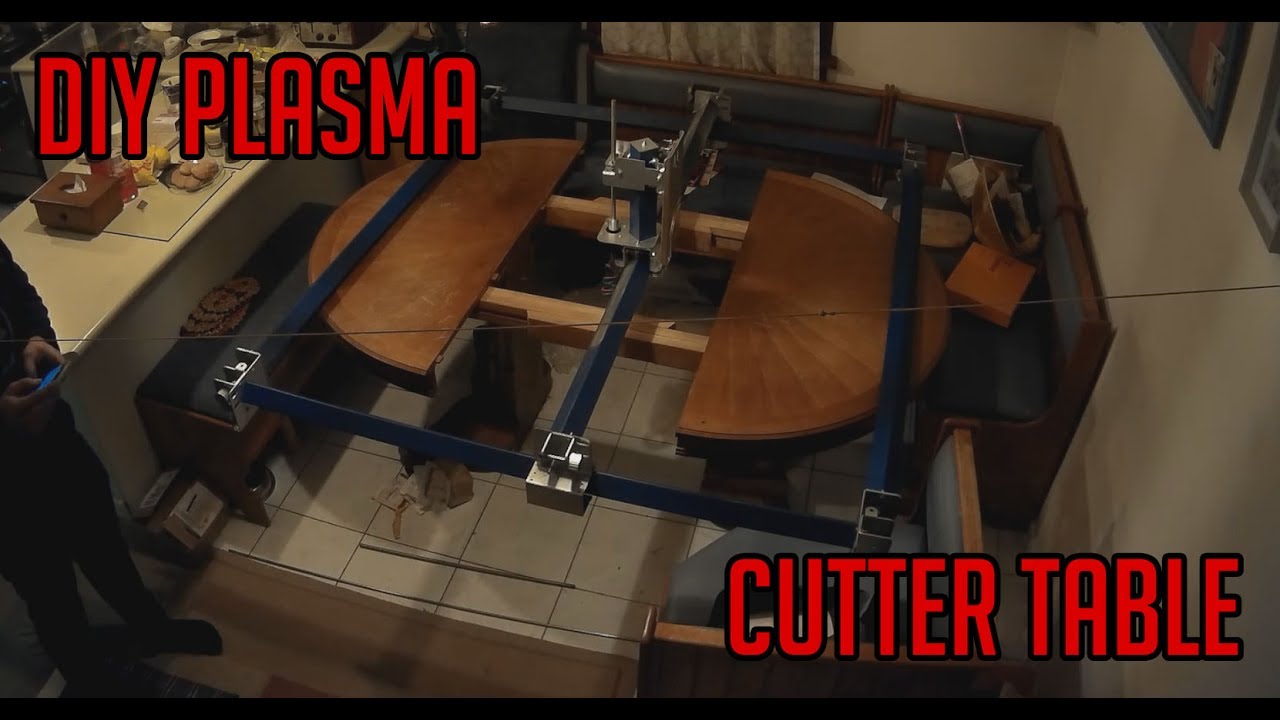 DIY CNC Plasma cutter table part 2 - YouTube
