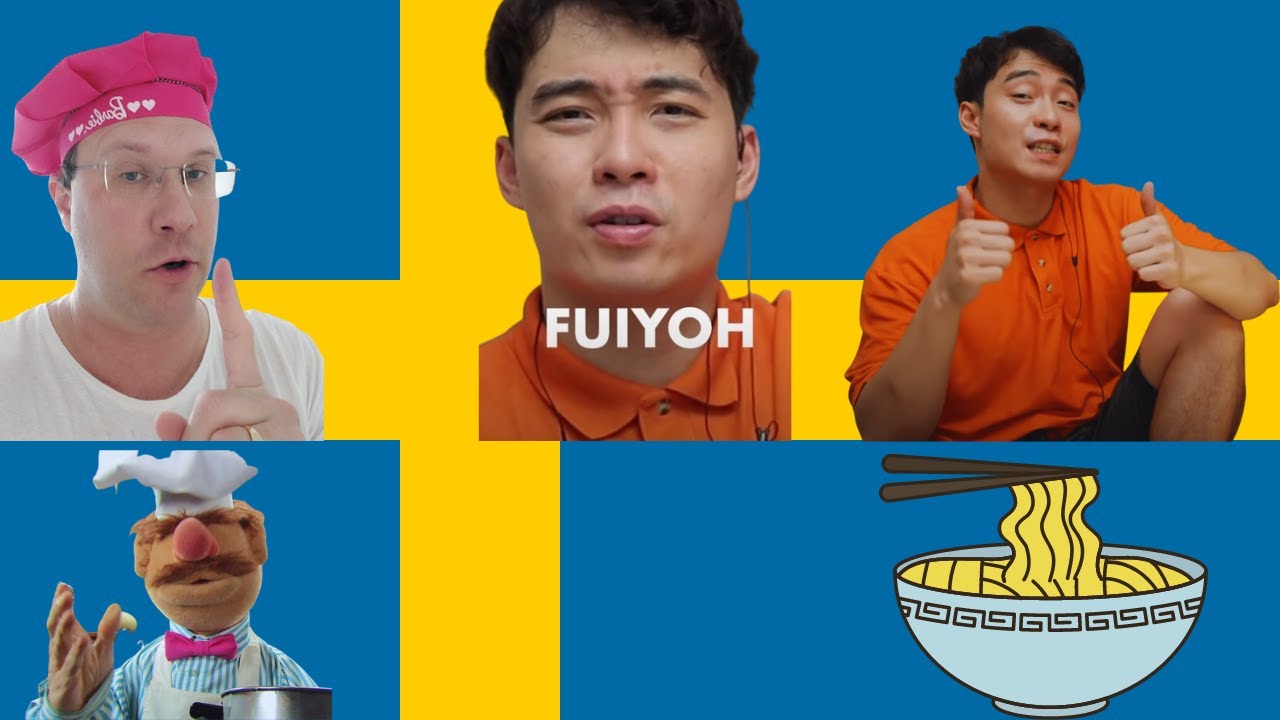 Cooking Swedish Style Ramen Noodles For Uncle Roger - YouTube