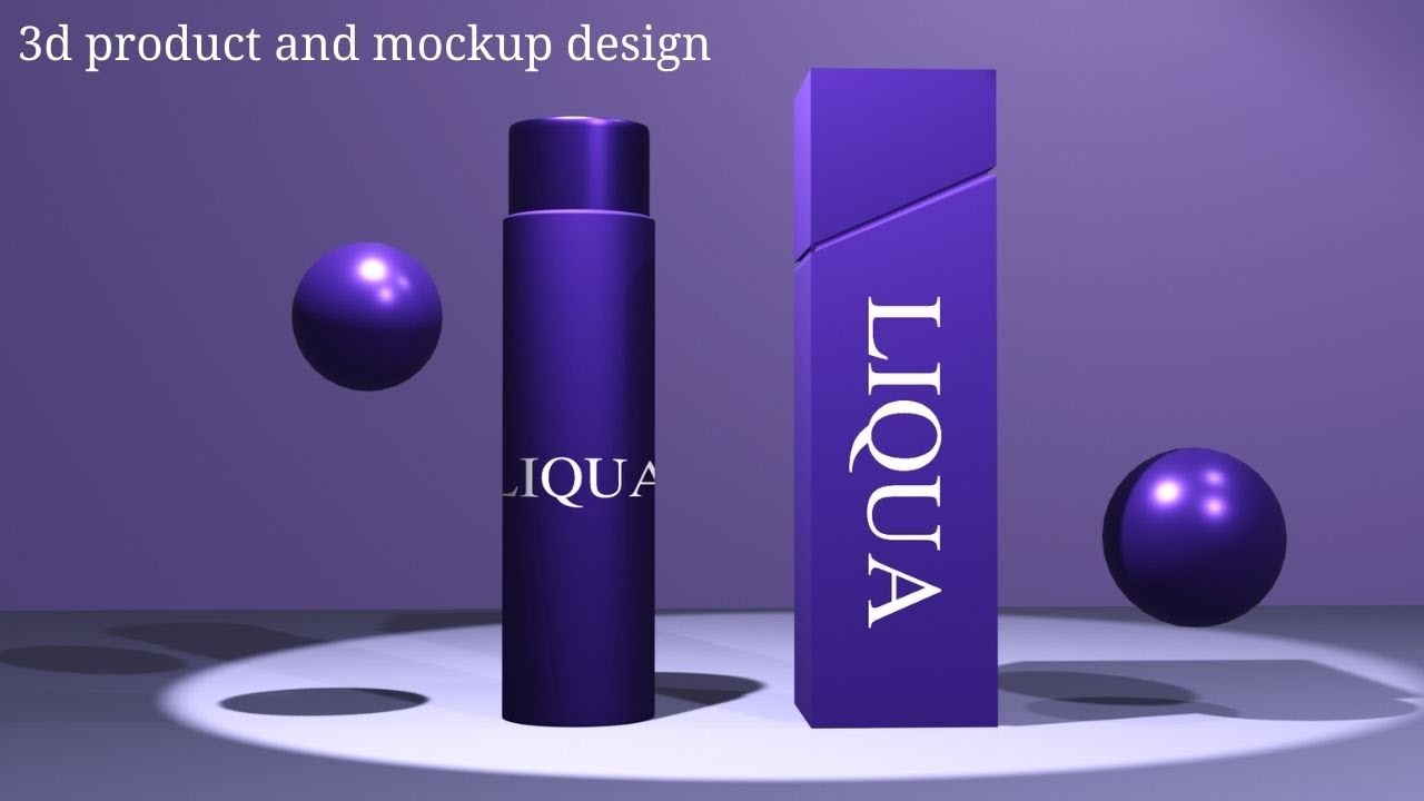 Beauty product design in blender in 5mins - YouTube