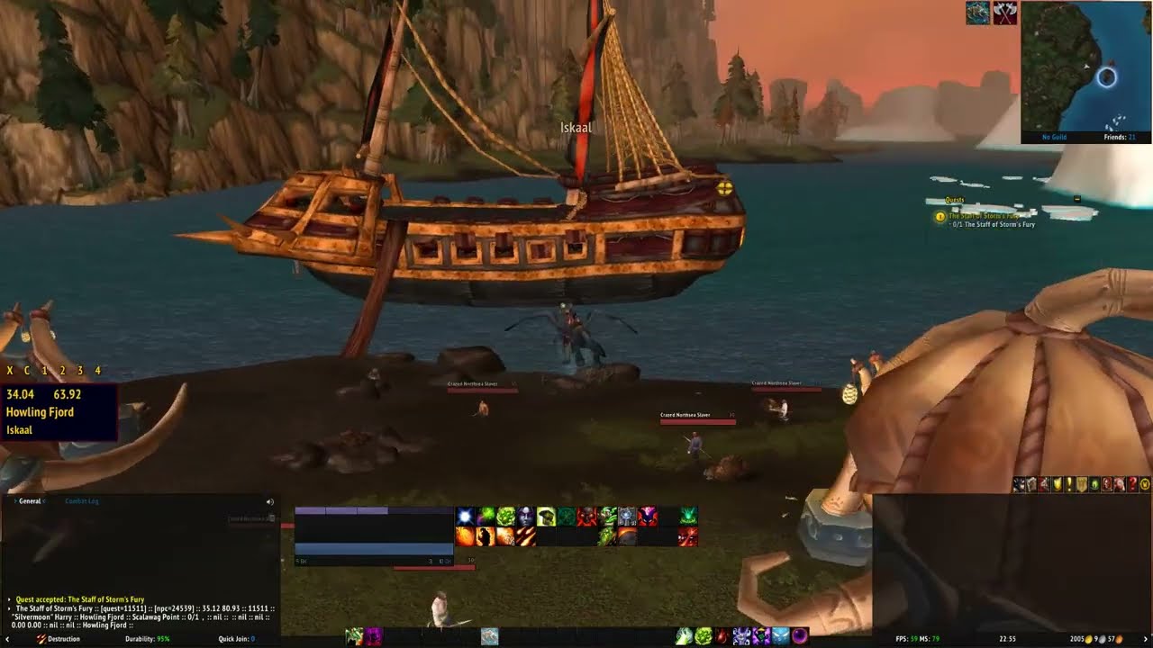 The Staff of Storm's Fury WoW Quest - YouTube