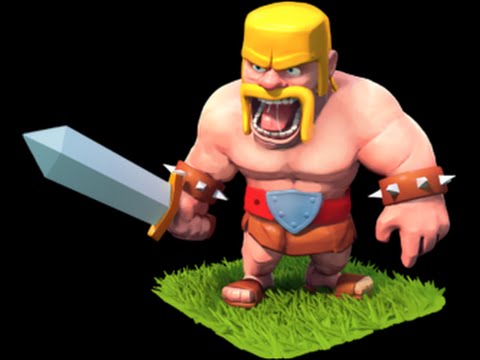 Clash of Clans mass barbarian raid! - YouTube