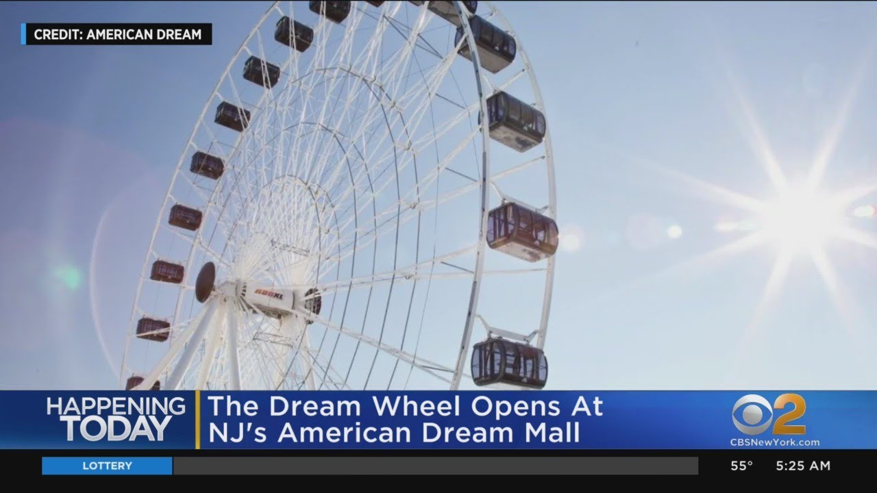 "Dream Wheel" opens at American Dream Mall - YouTube