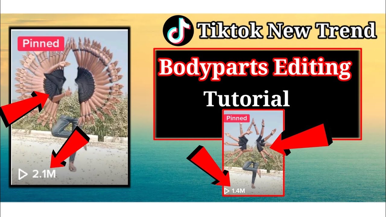 Tiktok bodyparts video editing tutorial|Tiktok new trend editing ...