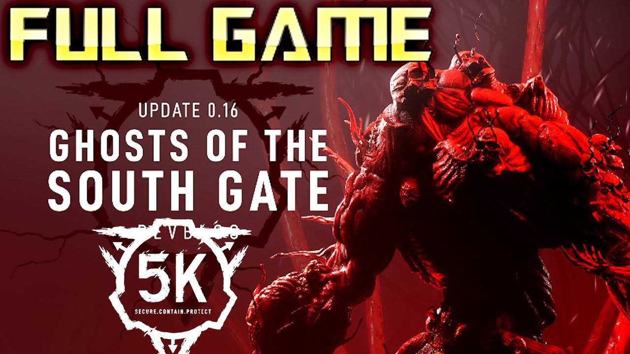 SCP 5K Ghosts of the South Gate | 4K Full Game Walkthrough | No ...