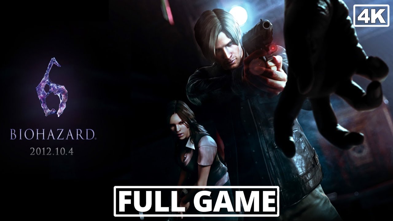 RESIDENT EVIL 6 Gameplay Walkthrough Leon Campaign FULL GAME [4K 60FPS ...