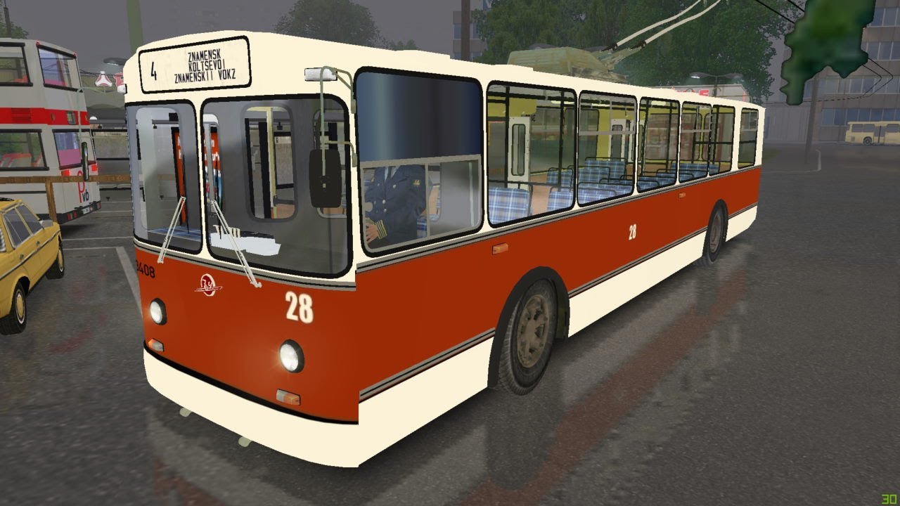 [OMSI 2] [Mapa: Moges] [Linia: 4] Znamenskii vokzal -- Znamenskii ...