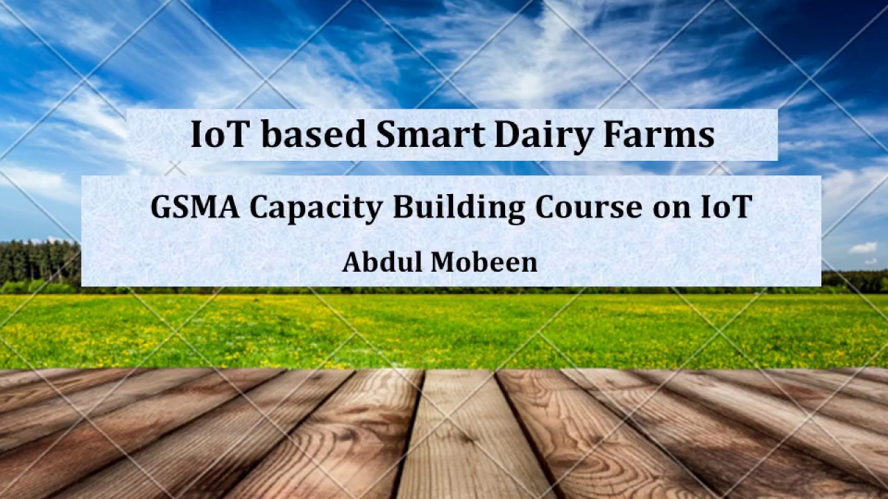 IoT based Smart Dairy Farms - YouTube