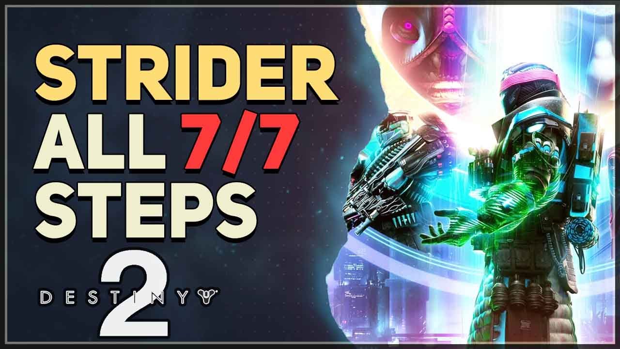 All 7 Steps Strider Destiny 2 - YouTube