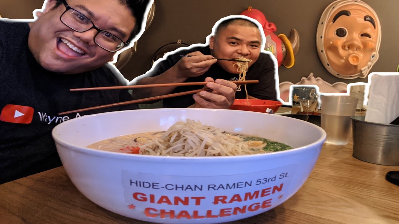 GIANT RAMEN CHALLENGE - YouTube