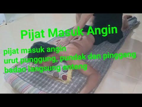 pijat masuk angin, urut punggung,pundak dan pinggang - YouTube