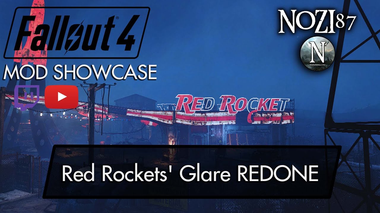 Fallout 4 Mod Showcase: Red Rockets' Glare REDONE - Lighting by ...