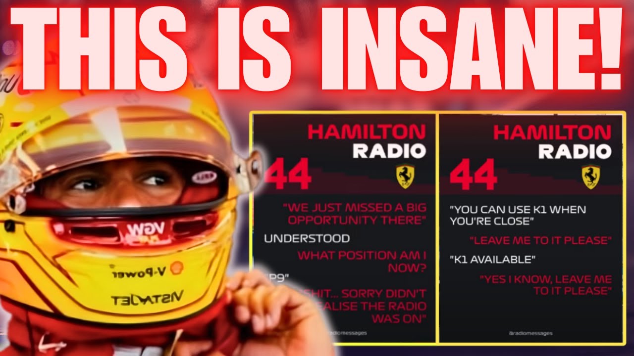 Lewis Hamilton FURIOUS at Ferrari After SHOCKING RADIO MESSAGES LEAKED ...