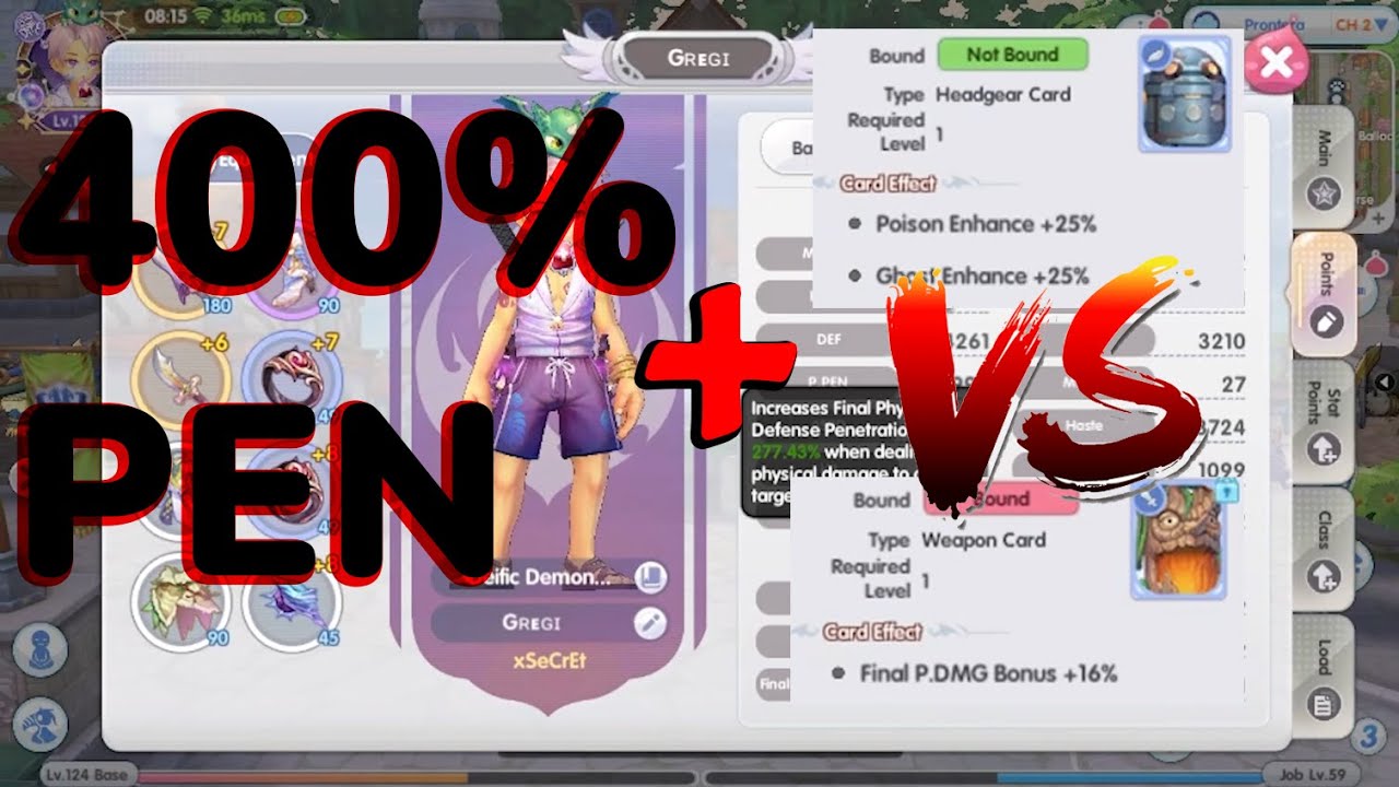[ROX] DAMAGE TEST! 400% PEN + F.PDMG or POISON?!! | PEN Dagger GX - YouTube