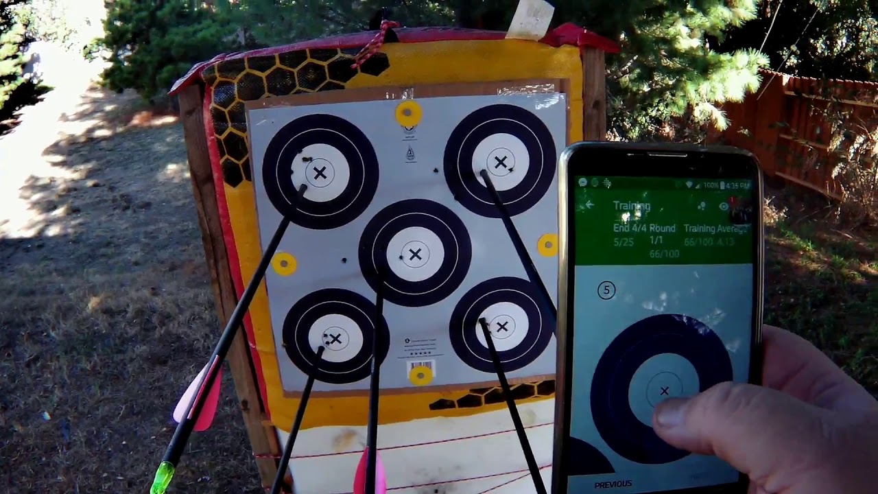 NFAA 5 Spot indoor round 277/300 - YouTube