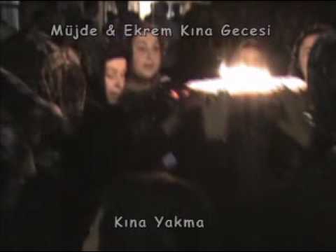Müjde ile Ekrem Kına Gecesi  kına yakma