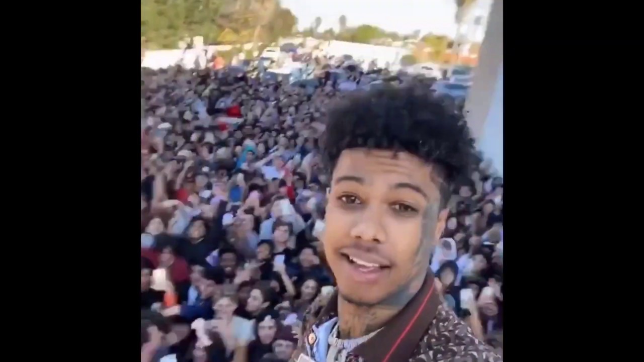 Blueface - Vista High School pop up show VISTA CA . FT. MARKO *COPS ...