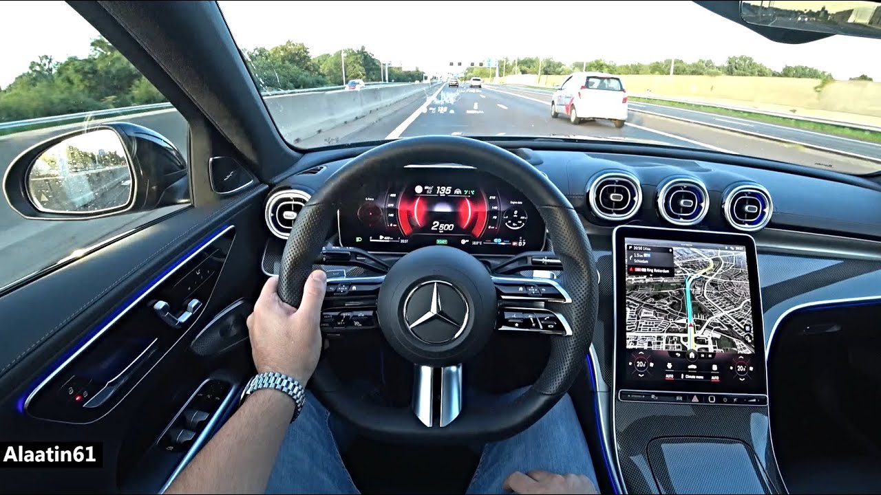The New Mercedes C Class Test Drive - YouTube
