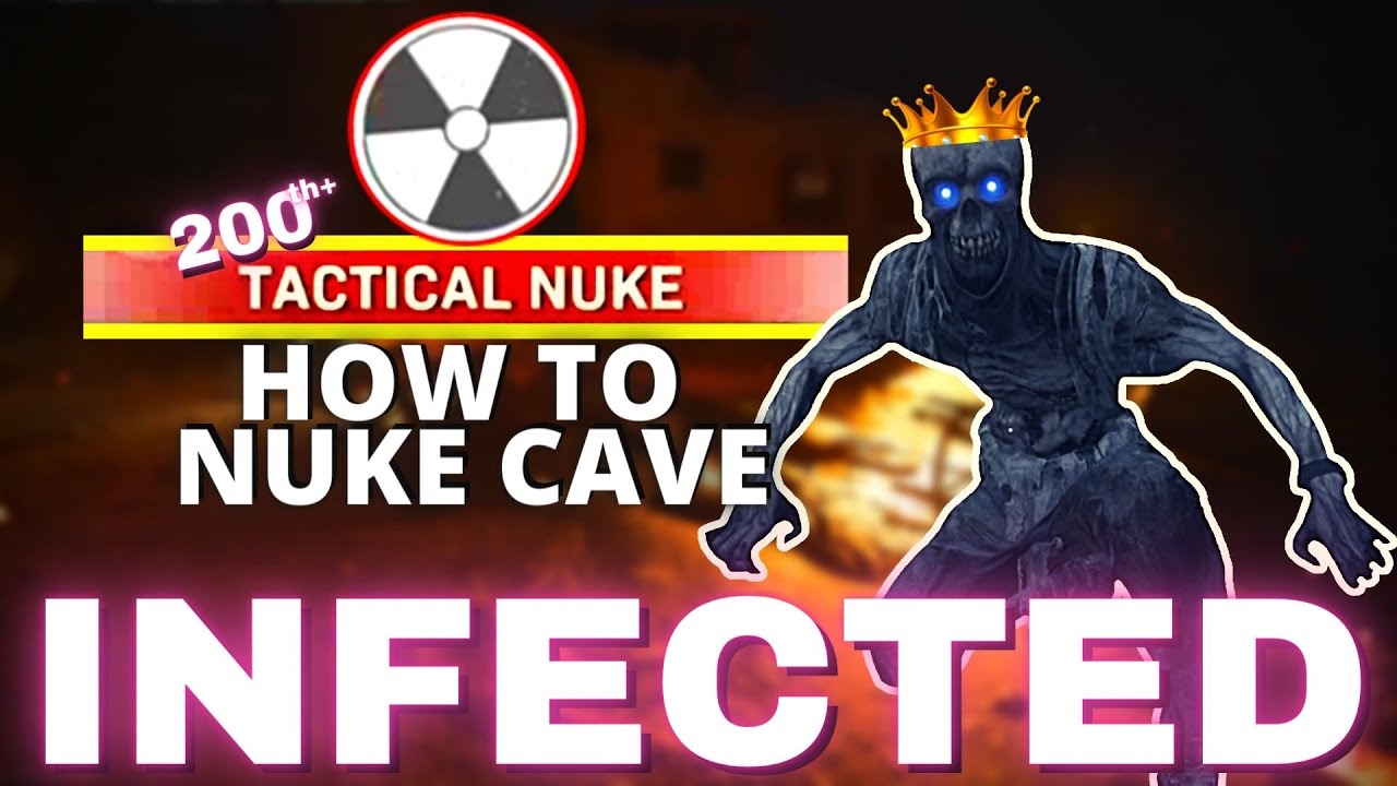 how to NUKE CAVE! (2 methods) + SCRAPYARD LADDER BLOCK NUKE (infected ...