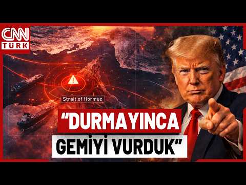 ABD İran Gemisini Vurdu! ABD Başkanı Trump:\