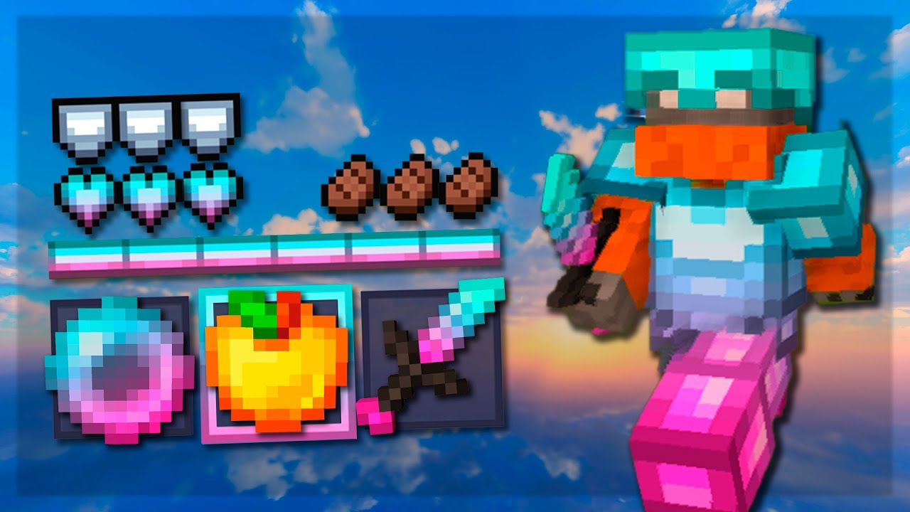 🦄Esta es la MEJOR VERSIÓN DEL TEXTURE PACK COTTON CANDY para SKYWARS ...