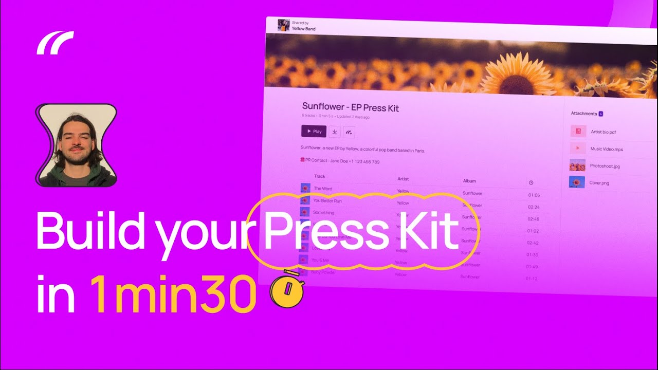 How to make a Press Kit in 1 min 30 - YouTube