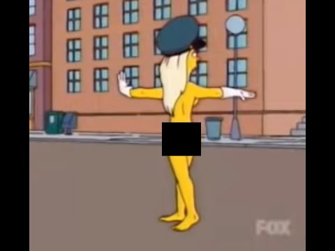 naked girl in the simpsons