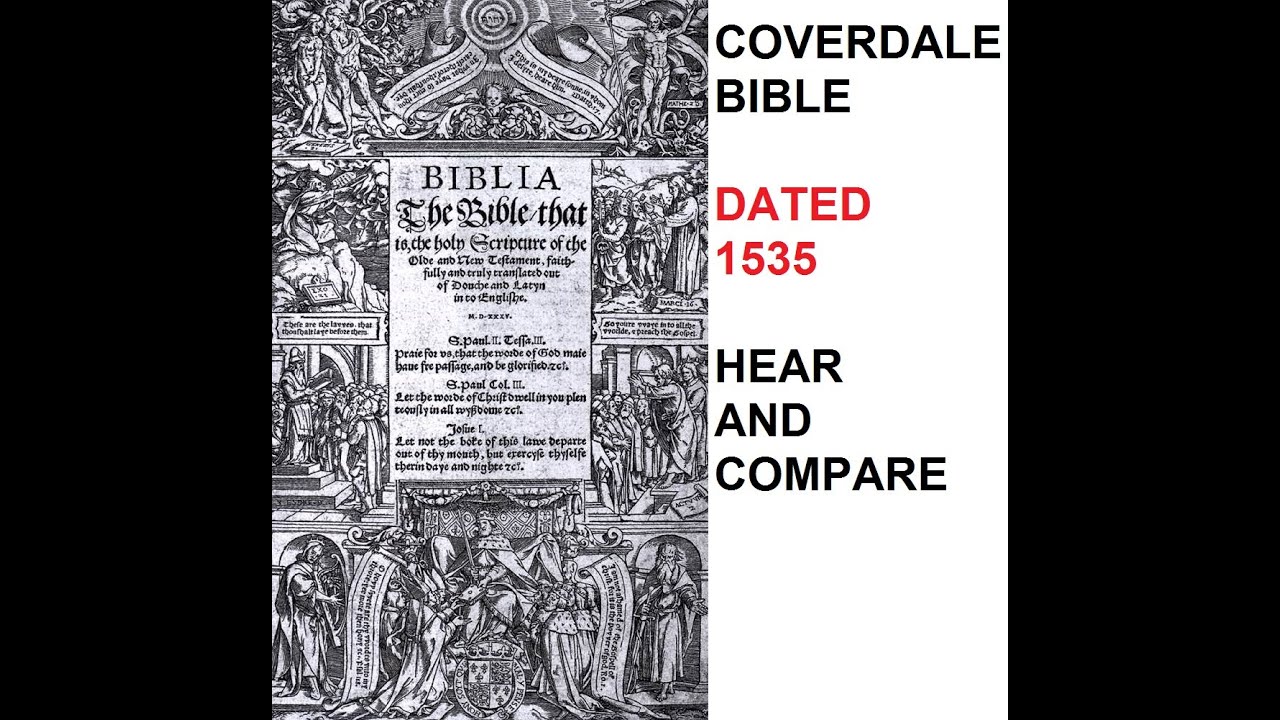 001 Psalm 1 Coverdale Bible Dated 1535 - Discovering Scriptures with Dr ...