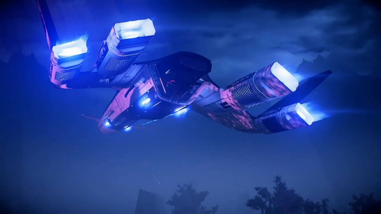 ME: Andromeda - Tempest: Lift Off/Landing/Galaxy Map Travel Cinematics ...