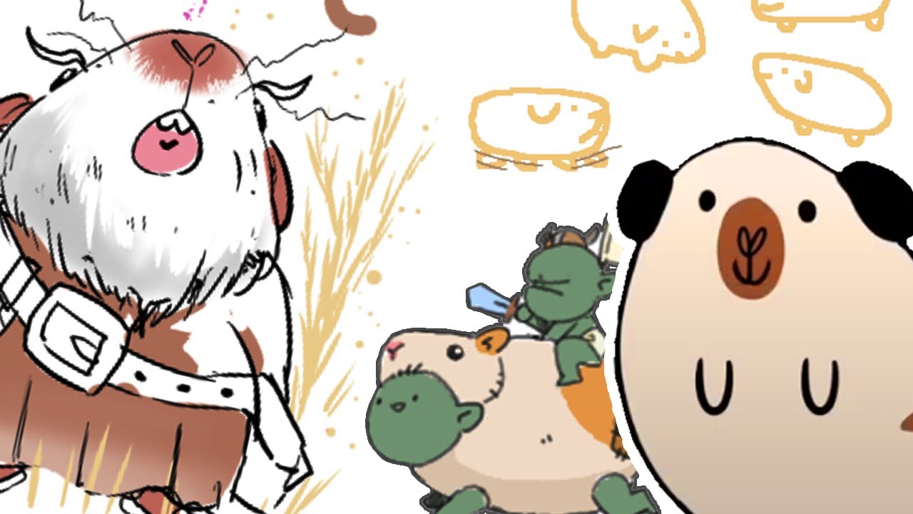 LETS DRAW GUINEA PIGS & FURRIES TOGETHER! - Magma Canvas Day - YouTube