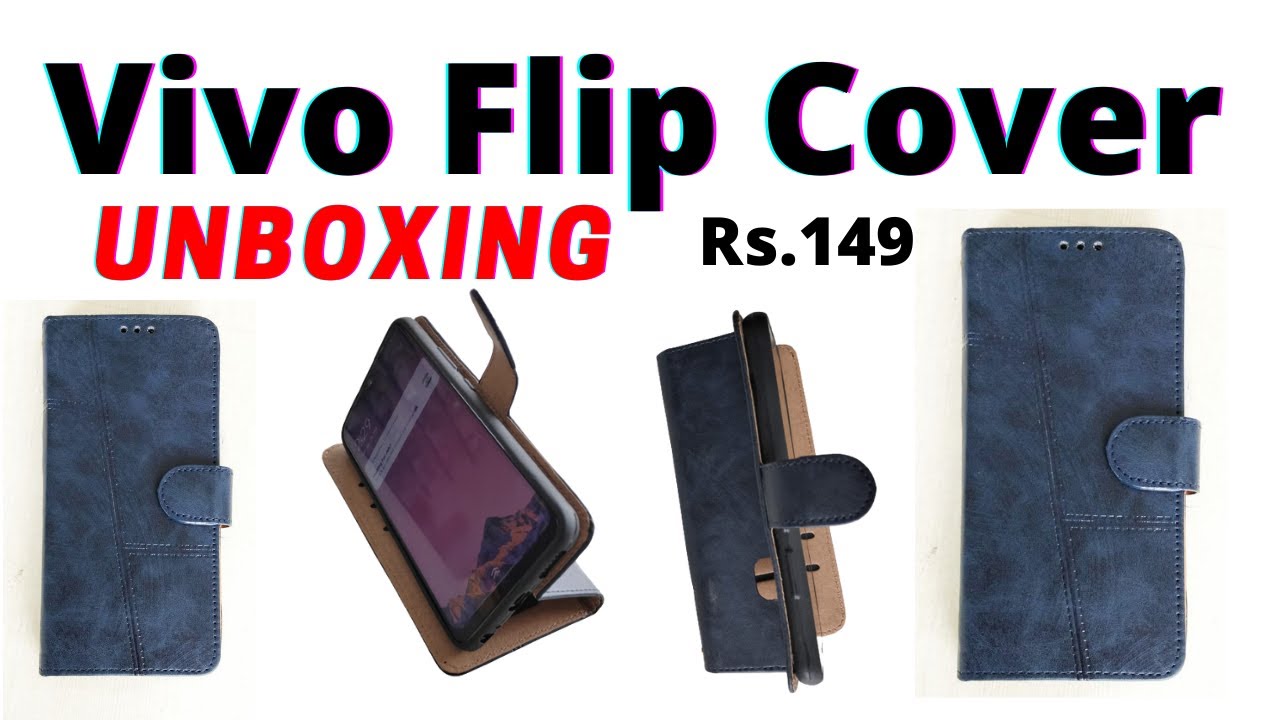 Unboxing mobile back cover || vivo Flip cover unboxing and review - YouTube