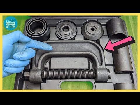 How to use a BALL JOINT PRESS TOOL (and Remove and Install Ball Joints)