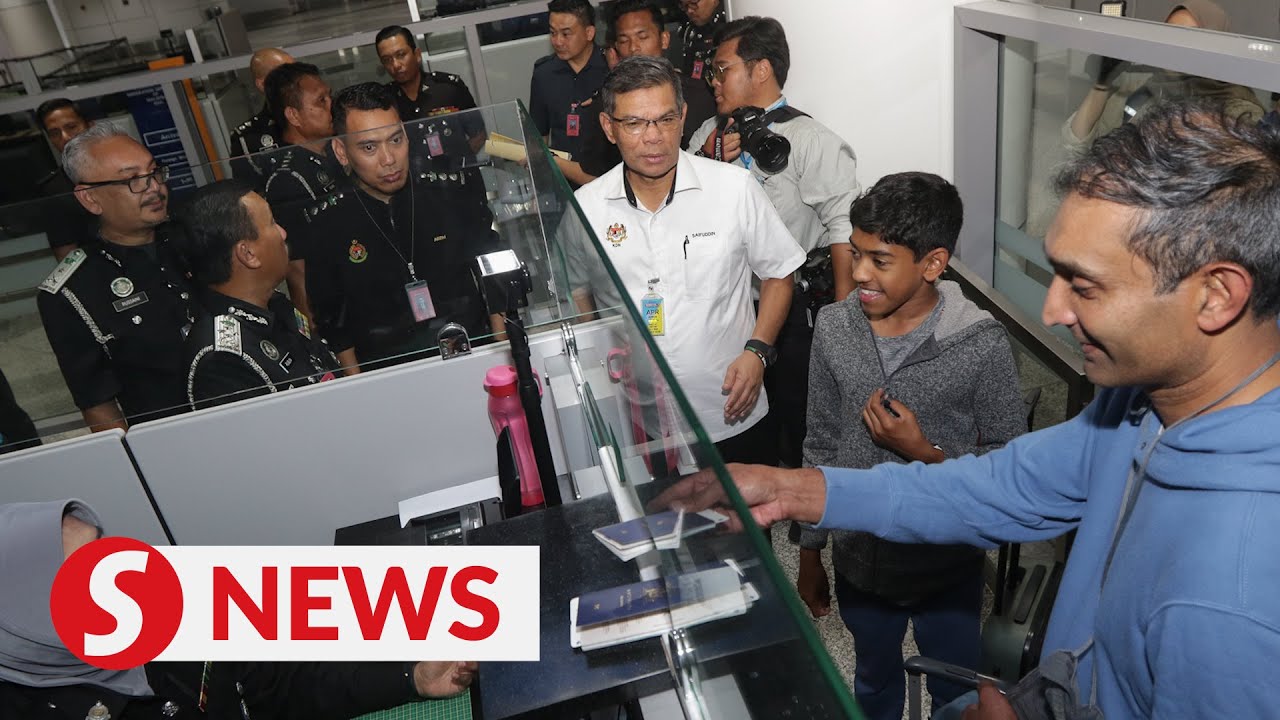 14 Immigration counters added at KLIA - YouTube