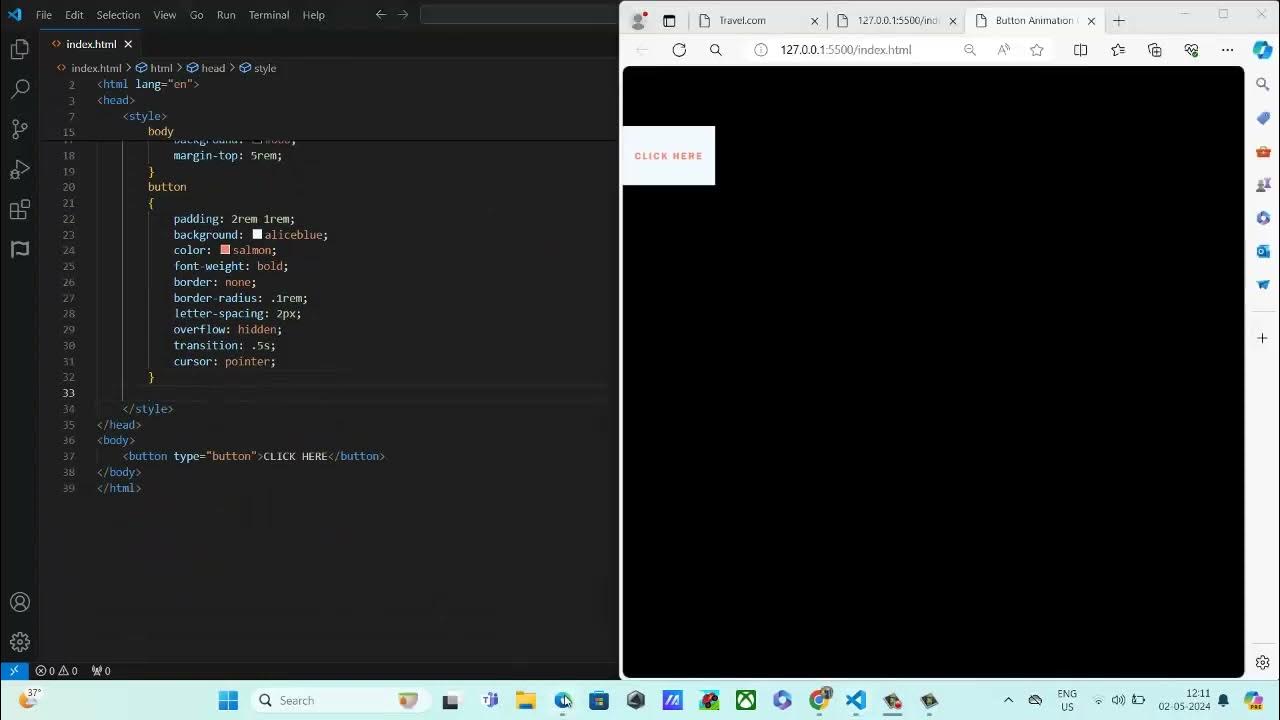 Button Design using HTML CSS | Neon Button Design using HTML and CSS | Button Design Tutorial ...