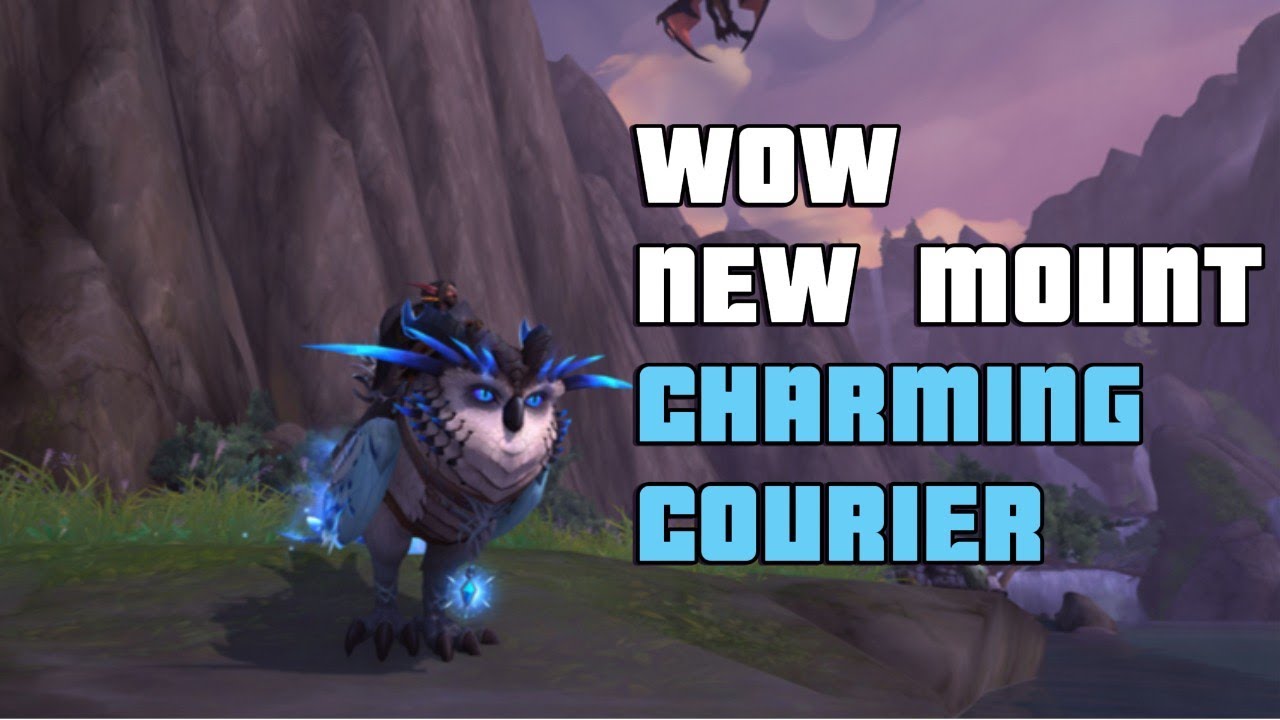 Charming Courier new dynamic flying mount - YouTube