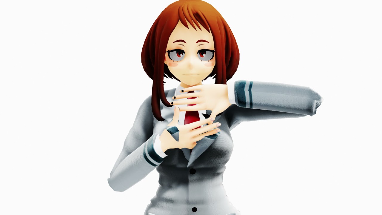 [MMD x BNHA] Don't be Scared TikTok (Ochako Uraraka) - YouTube