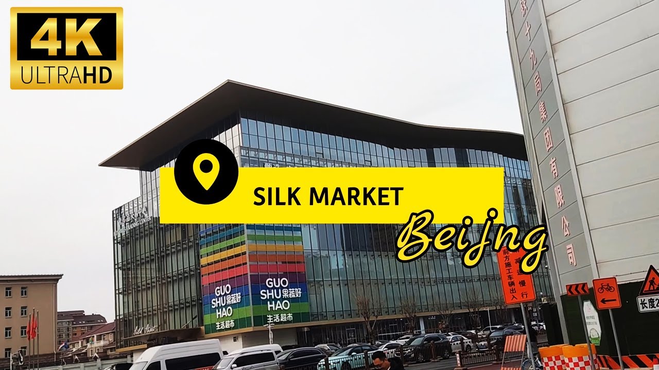 [4k] Walk in Beijing Silk Market - YouTube