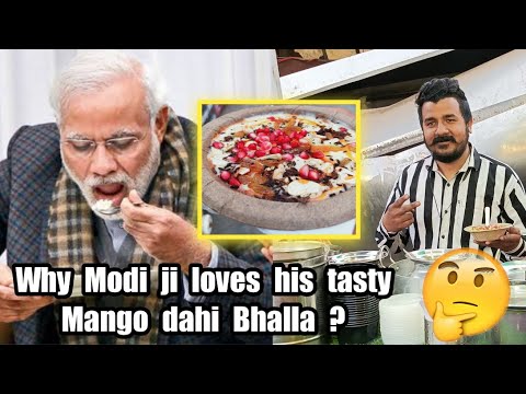 Famous Mango Dahi Bhalla Of Pbw Chaat in Indirapuram( Even Indian Prime ...