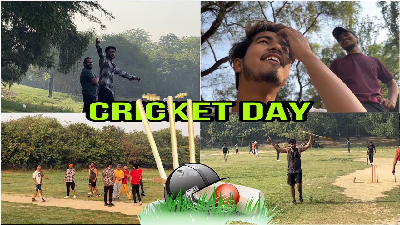CRICKET DAY ♥️ ||@varunsahucreation || @holaboys ||@aazamkhan3963 - YouTube