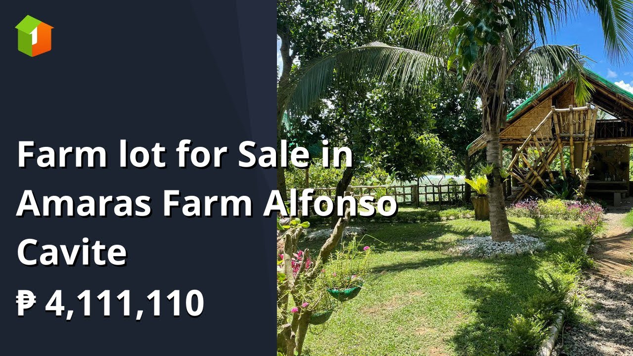 Farm lot for Sale in Amaras Farm Alfonso Cavite - YouTube