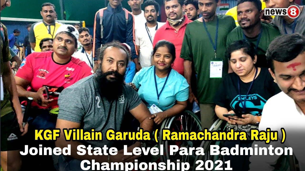 KGF villain Garuda ( Ramachandra Raju ) Attended State Level Para ...