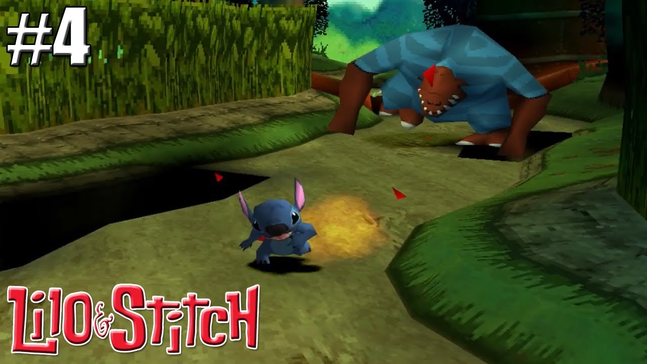 LILO AND STITCH TROUBLE IN PARADISE #4 - FUGINDO DO MONSTRO INIKI ...