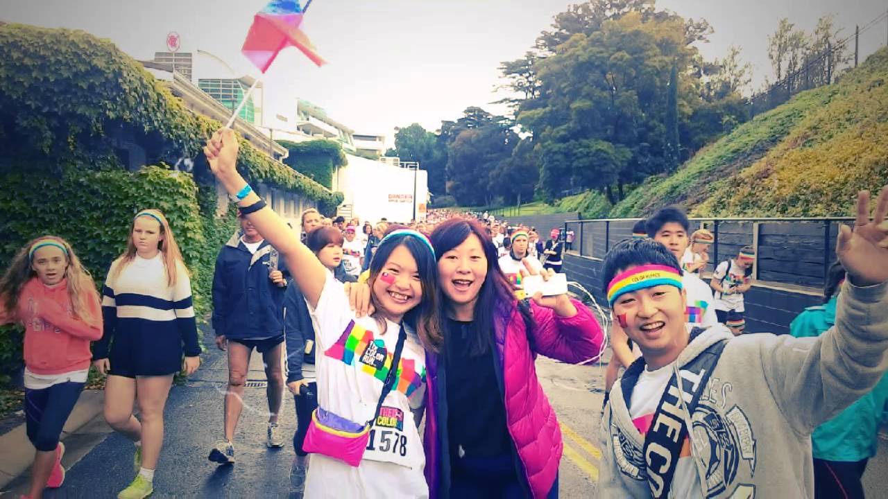 2014 color run @Melbourne - YouTube