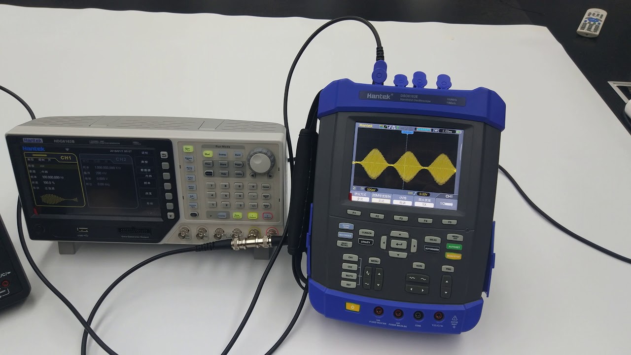 Hantek HDH6000B arbitrary waveform generator - YouTube