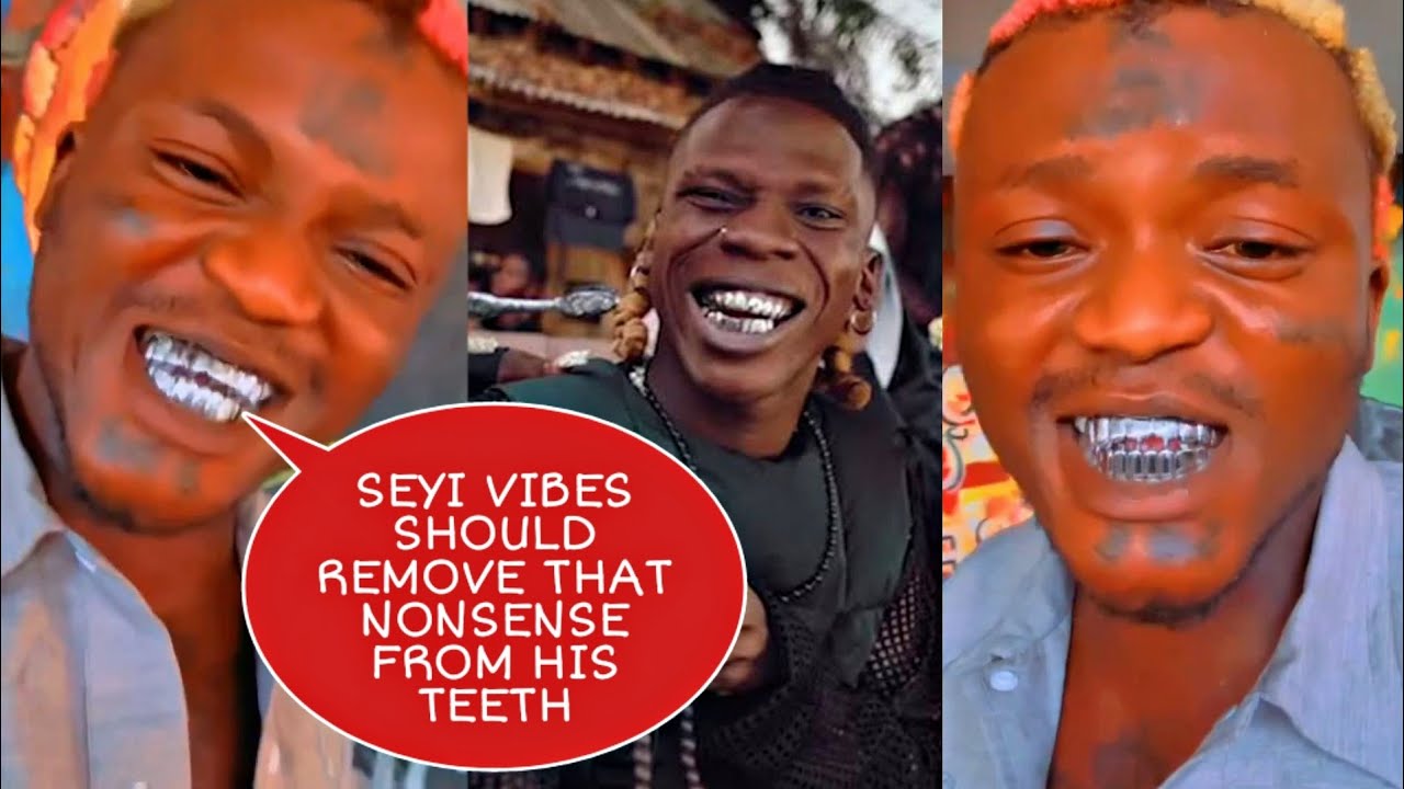 Portable Zazu Blast Seyi Vibes Over Teeth Grills As Zazu Buys Original ...