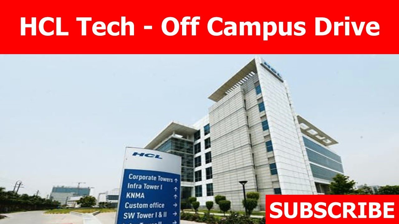 HCL Tech - Off Campus Drive | Tamil | Hari Info Official - YouTube