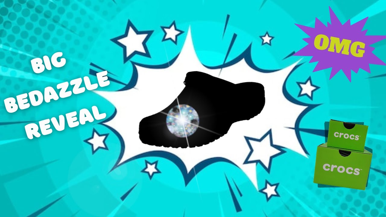 Big Croc Reveal | Bedazzled | How to Customize Your Own Crocs | Kae ...