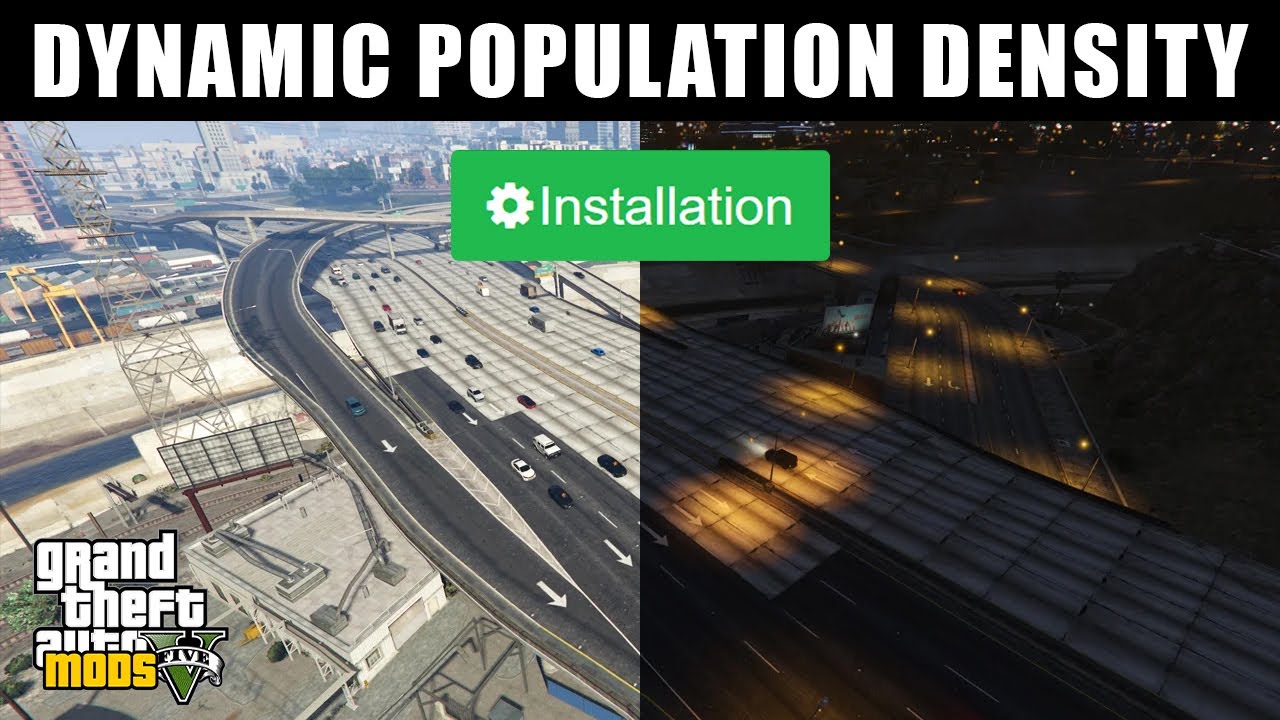 How to Install Dynamic Population Density | GTA 5 MODS - YouTube
