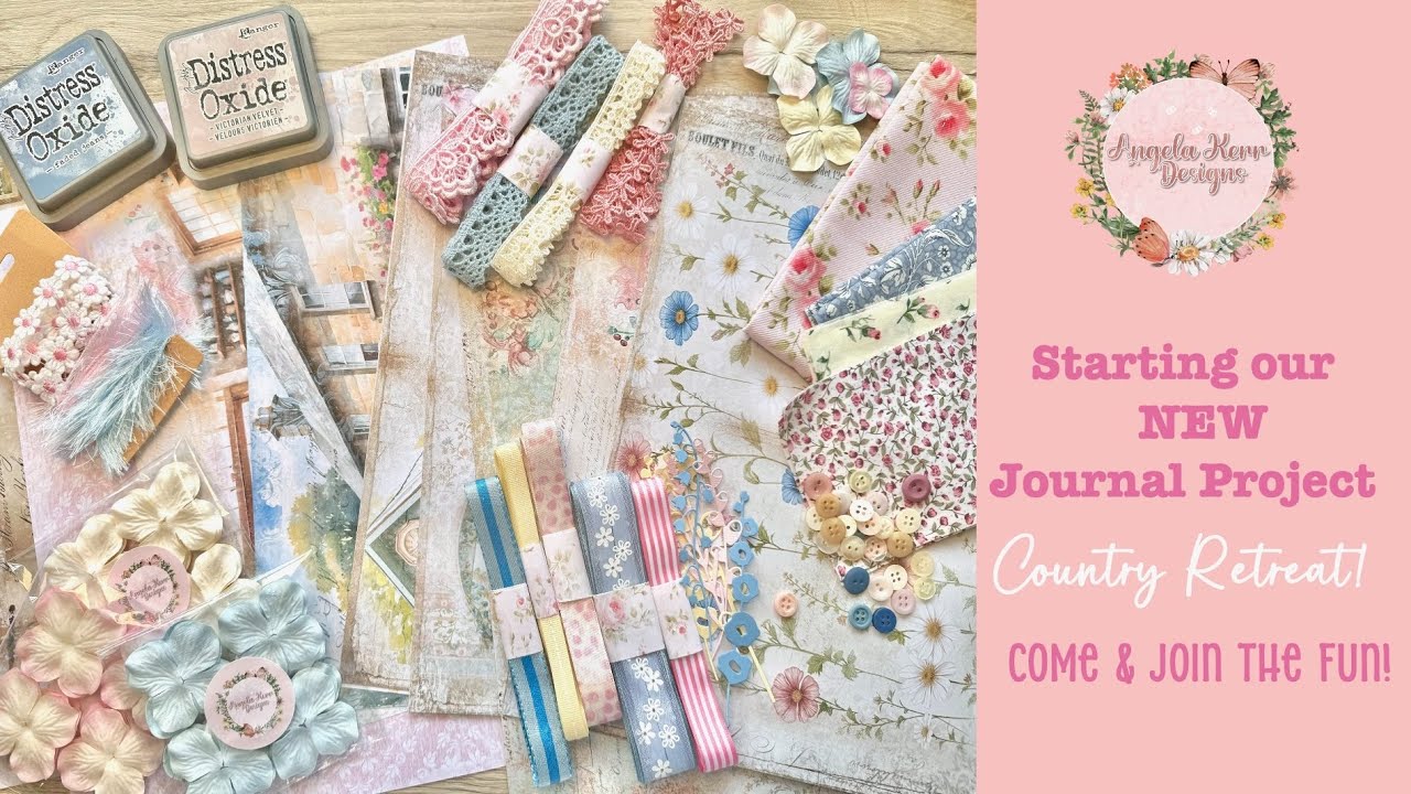 Let's Start our New Country Retreat Journal Project! - YouTube