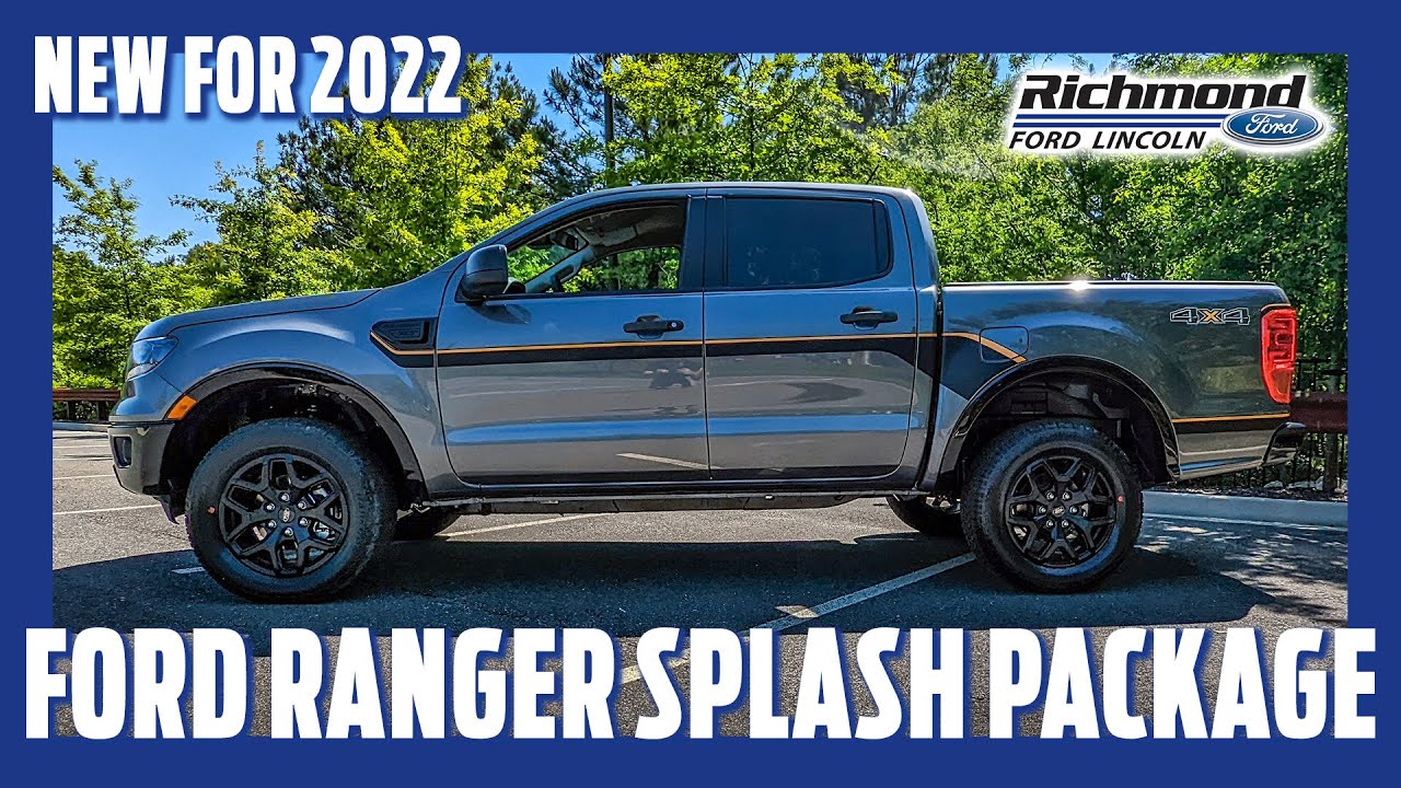 2022 Ford Ranger Splash Overview - YouTube