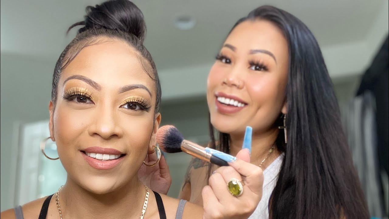 Giving My Cousin a Makeover - YouTube